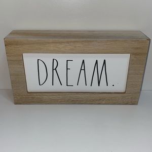 Rae Dunn | Wall Decor | Rae Dunn Dream Wooden Sign Brand New | Poshmark